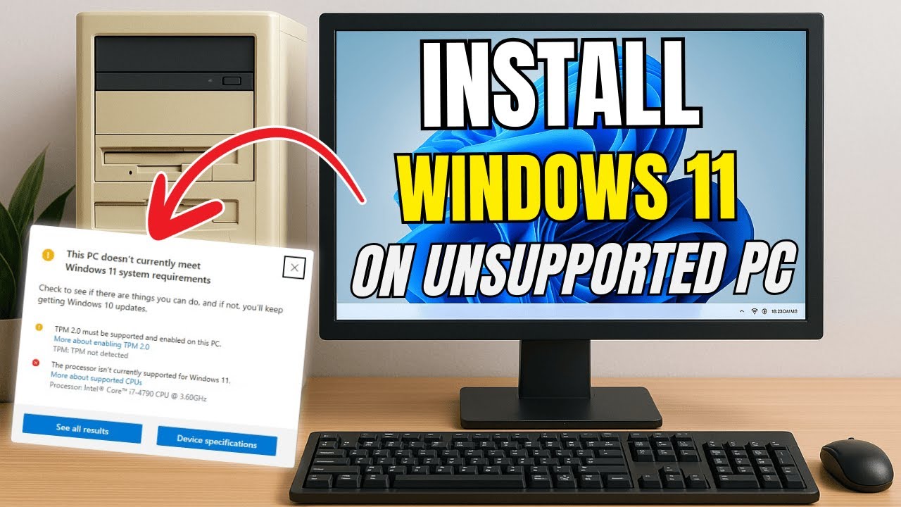 How to Upgrade Windows 11 on Unsupported Hardware - Older PCs Welcome ...