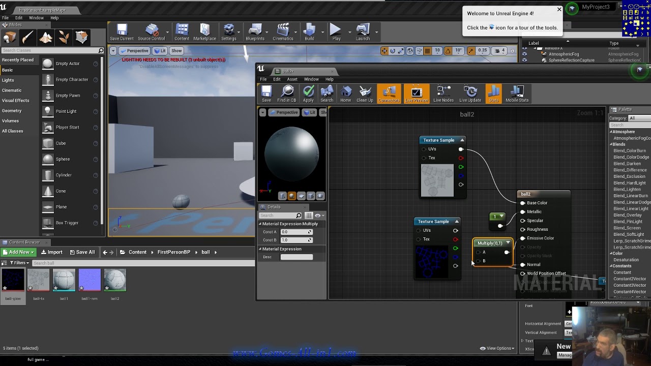 Unreal Engine glow - YouTube