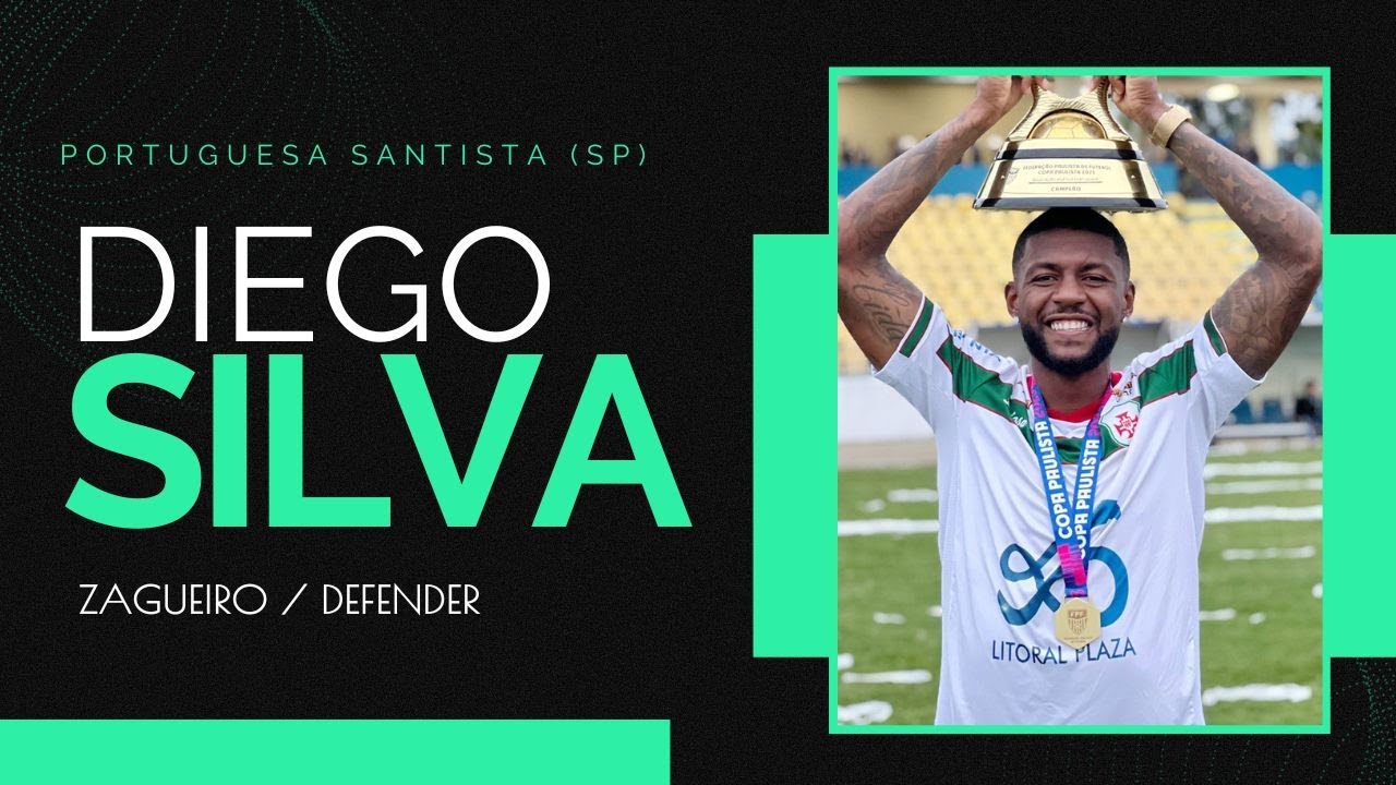 DIEGO SILVA - ZAGUEIRO - PORTUGUESA SANTISTA (SP) | DVD DE JOGADOR ...