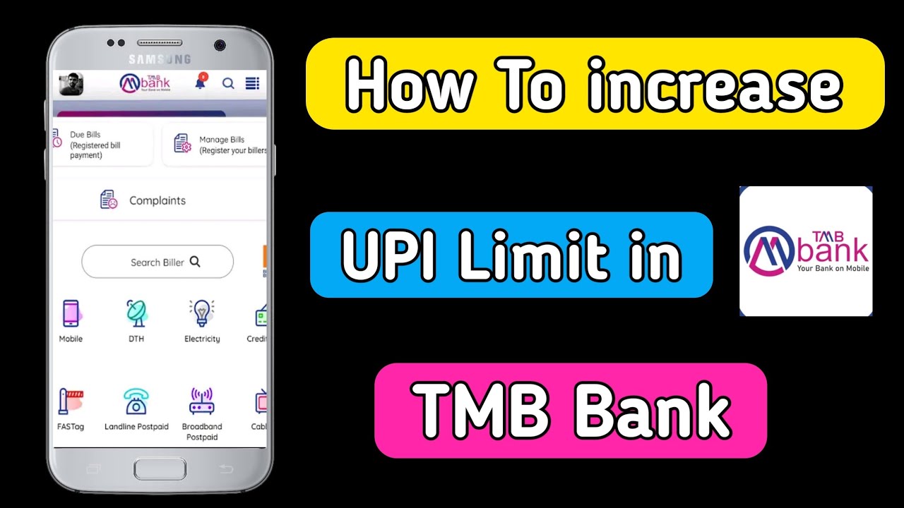 how to increase upi limit in tmb bank | tmb bank me upi limit kaise ...