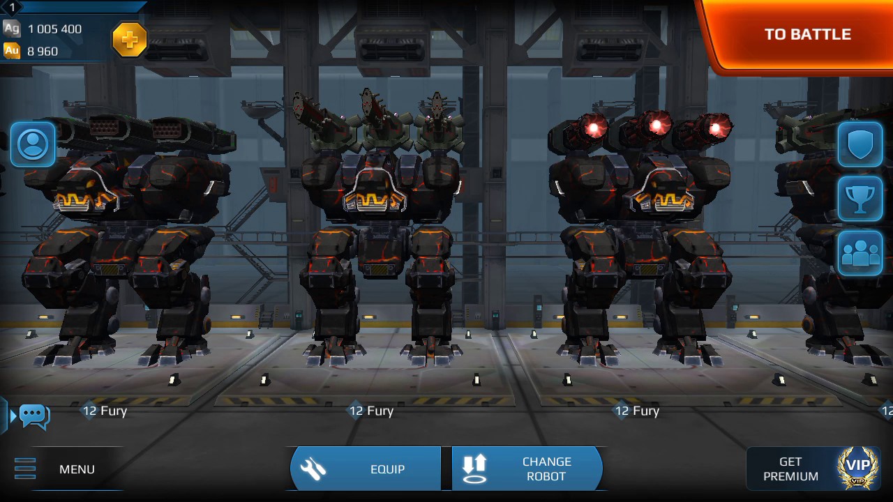 Test new triple Prototype Heavy on Fury War Robots - YouTube