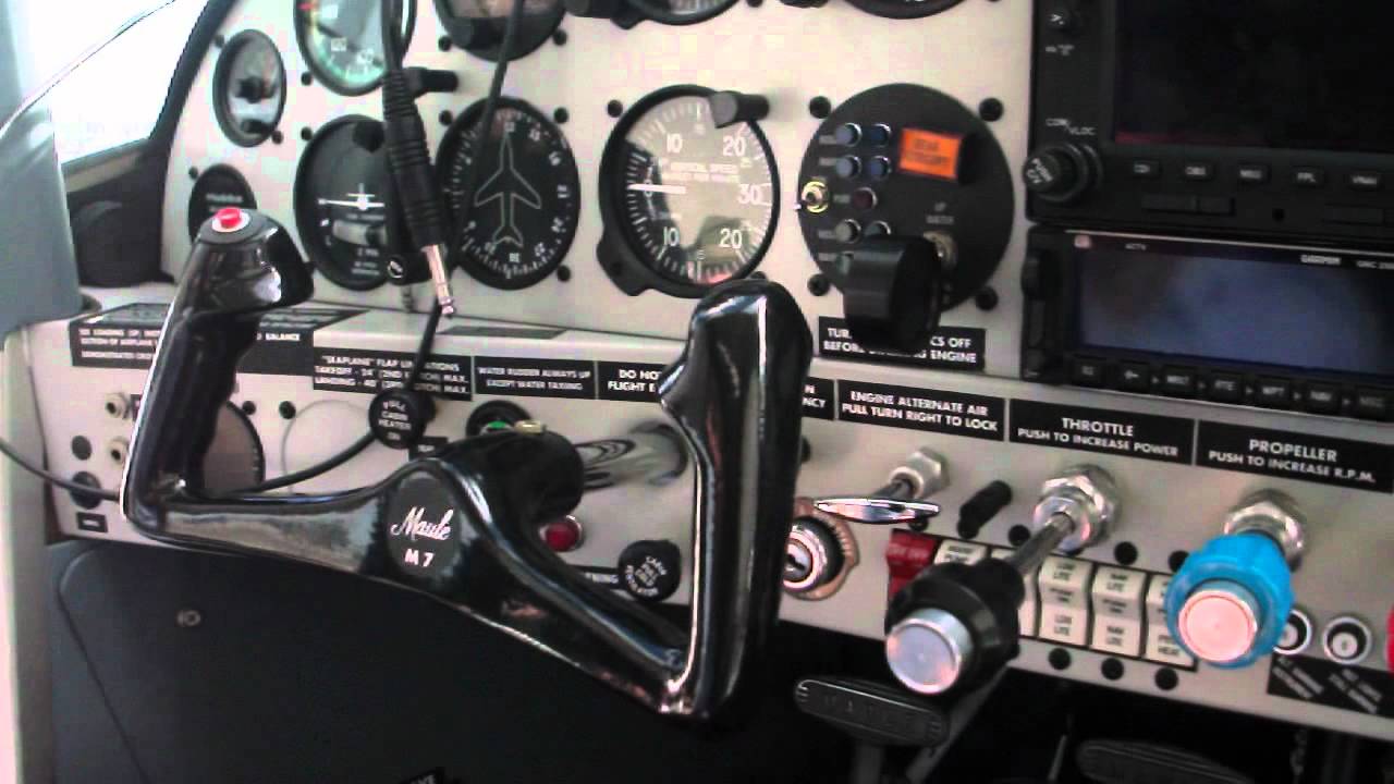 MAULE M7 cockpit - YouTube