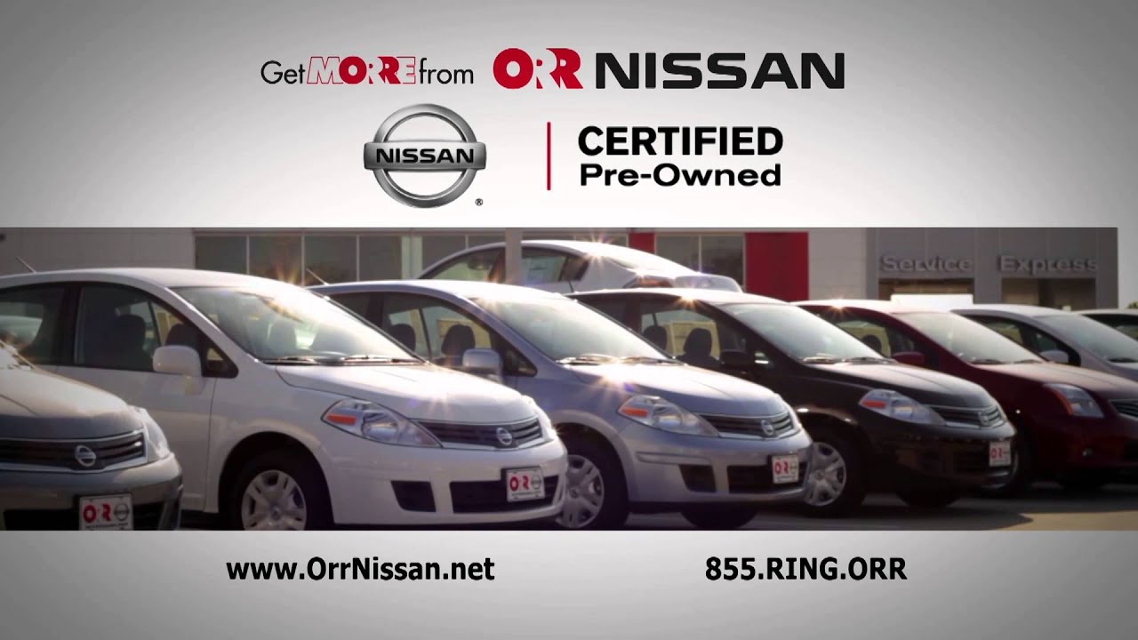 Orr Nissan Certified PreOwned-Revised - YouTube