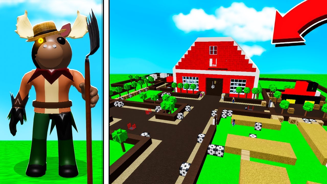ROBLOX PIGGY MARKUS MILK FARM! (Piggy Build Mode) - YouTube