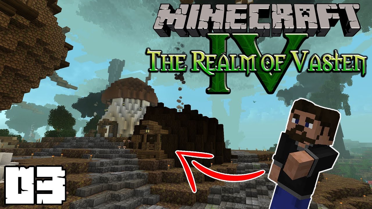 Custom Stump House! :: Realm of Vasten IV Ep. 3 (Minecraft 1.14 SMP ...