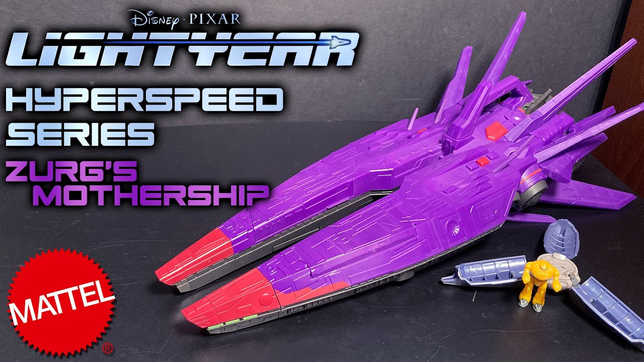 Pixar's Lightyear Hyperspeed Series Zurg's Mothership by Mattel - YouTube