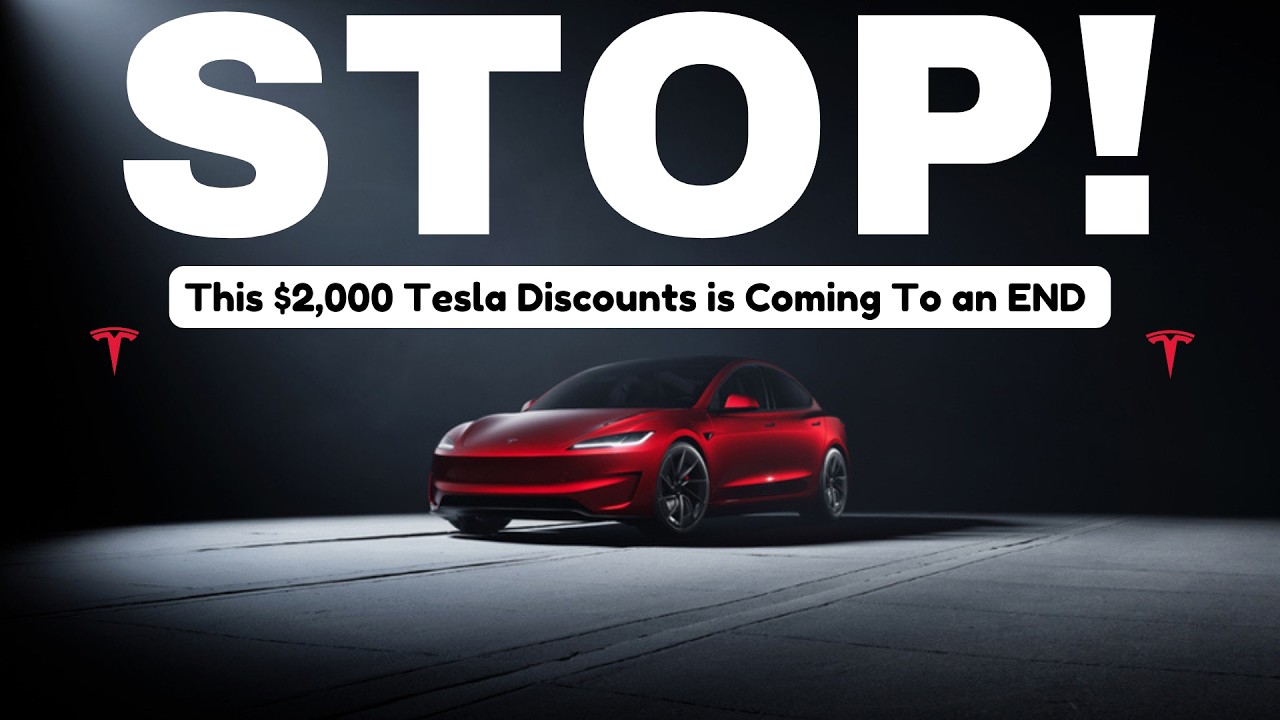 This $2,000 Tesla Discount is Coming To an END - YouTube