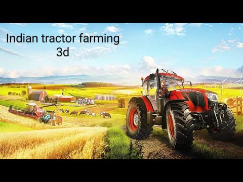 Indian tractor farming 3d # farming #like #subscribe #share - YouTube
