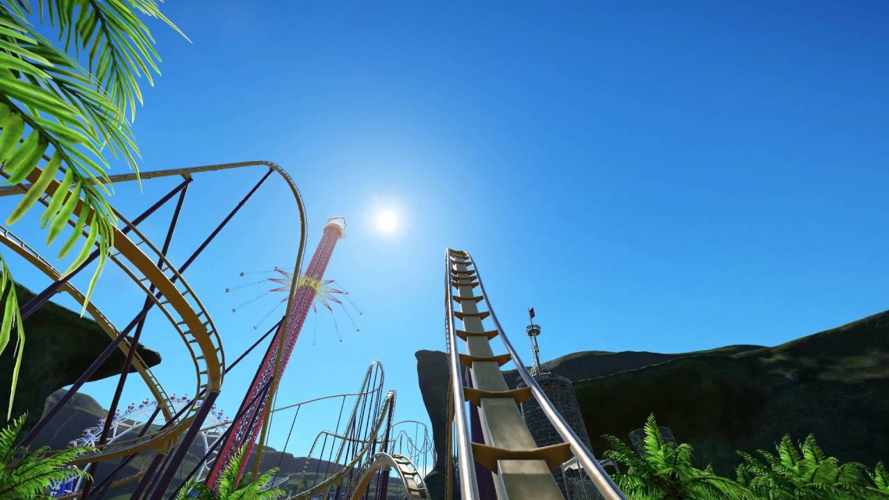 Planet Coaster - huge floorless coaster! - YouTube