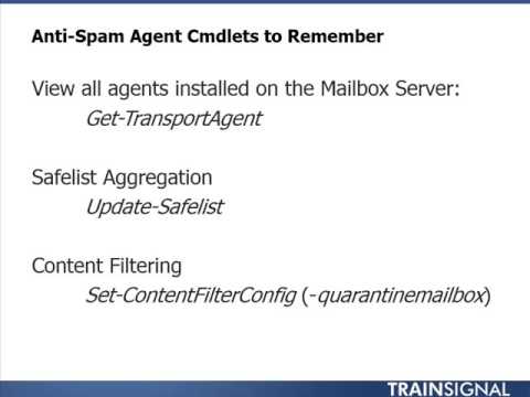Configure Anti spam in Exchange Server 2013 - YouTube
