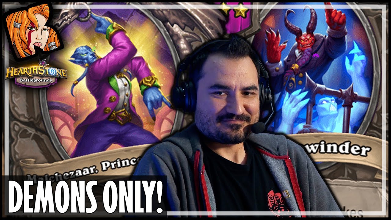 I SCALED DEMONS SO HARD THE GAME BROKE! - Hearthstone Battlegrounds ...