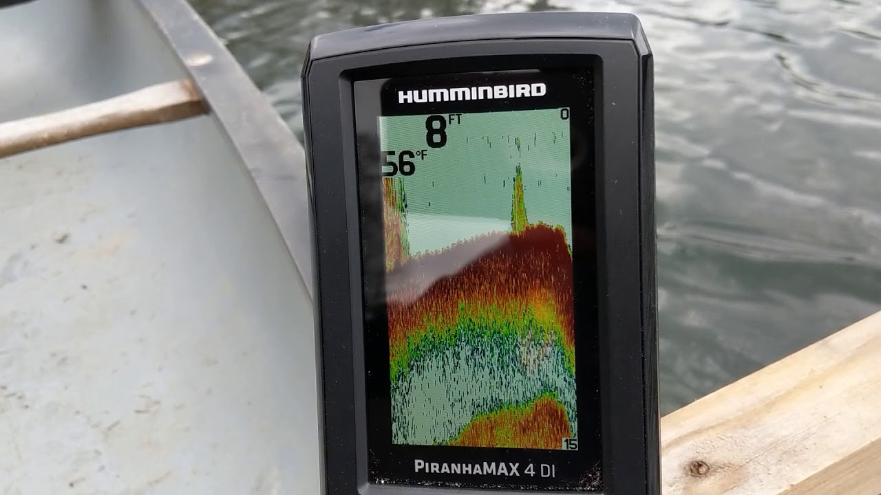 My canoe mounted fish finder set up - YouTube