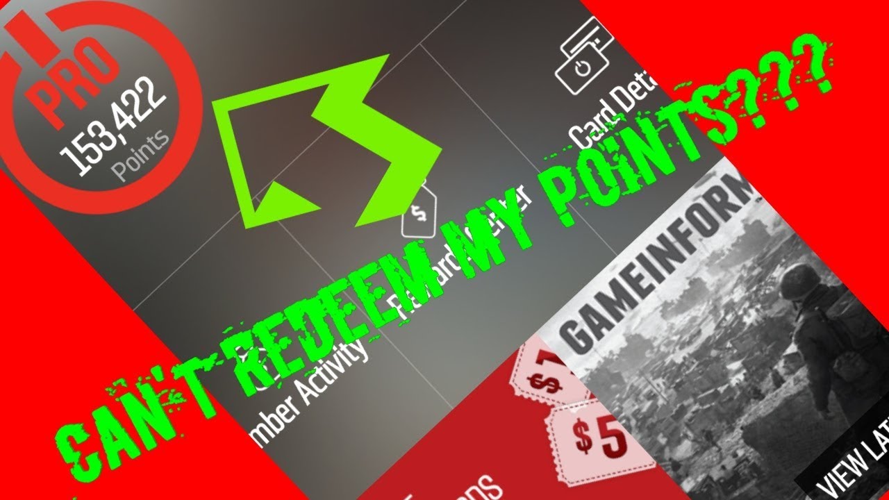 GameStop 153,422 points!!! I can't redeem!!! - YouTube