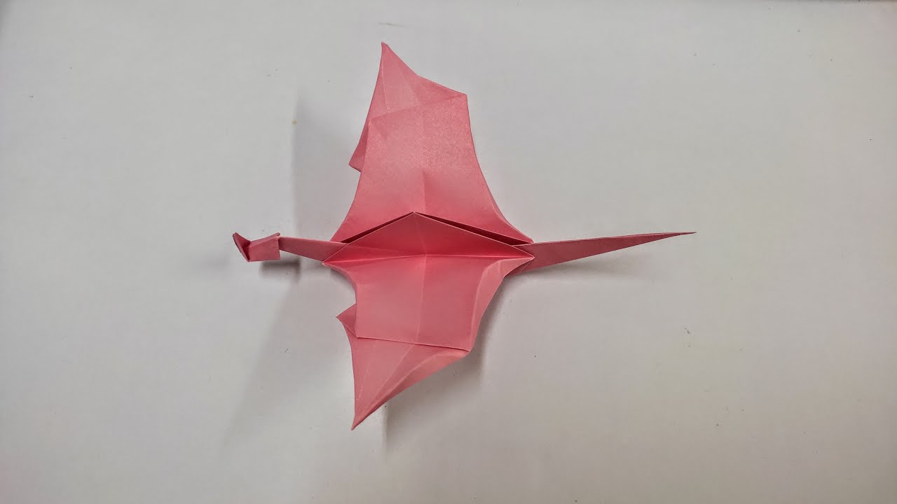 How to make Origami Flying Dragon easy - YouTube