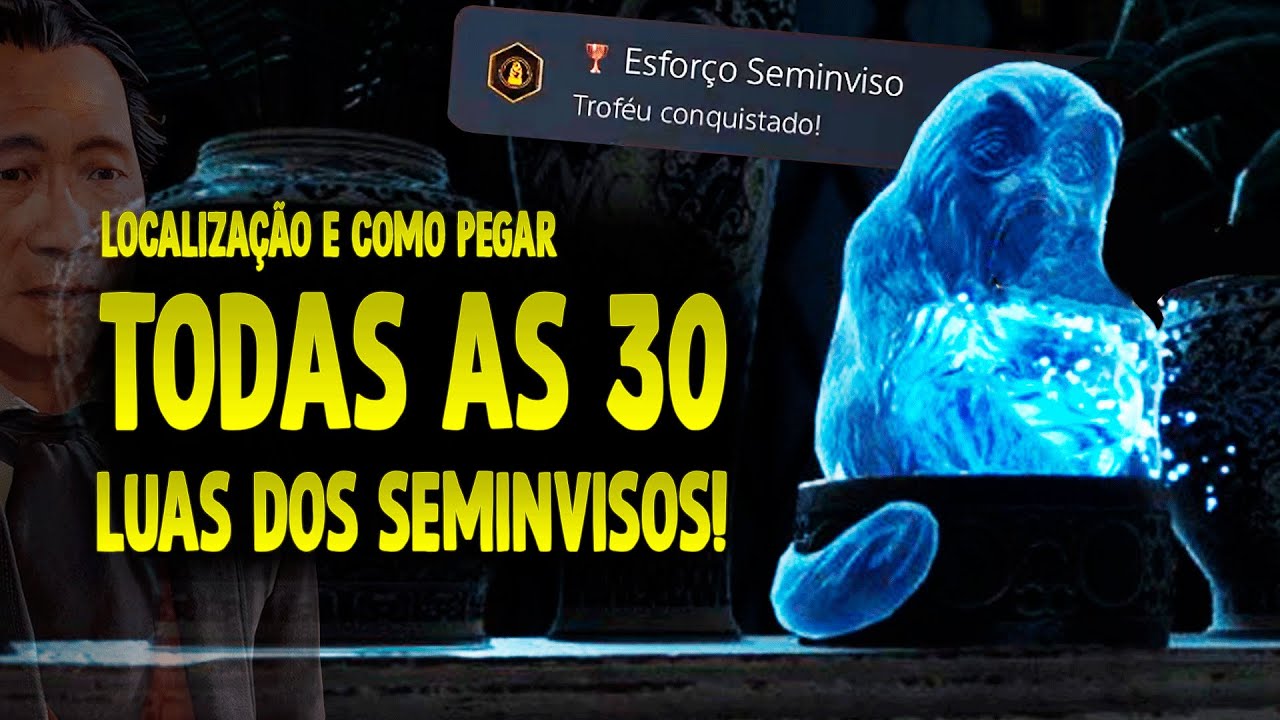 LOCALIZAÇÃO DE TODAS AS 30 ESTÁTUAS DA LUA DE SEMINVISO EM HOGWARTS ...