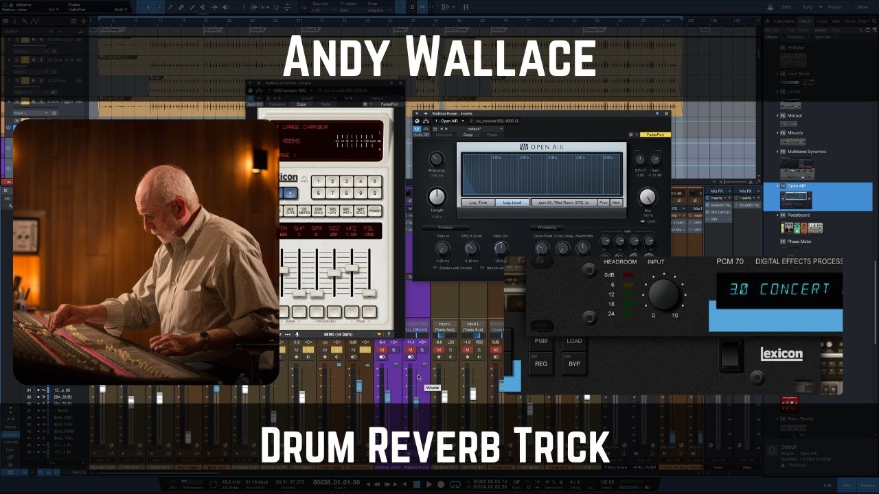 Andy Wallace Drum Reverb Trick - YouTube