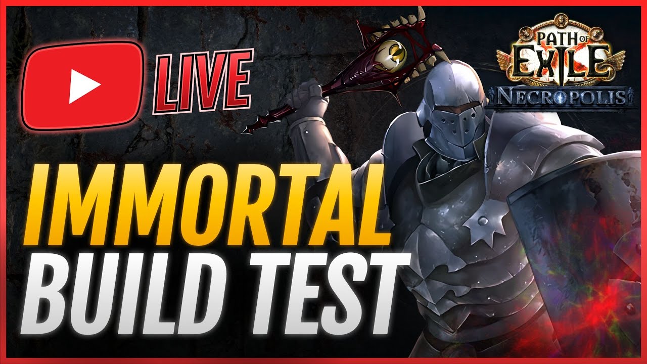 🔴IMMORTAL BUILD - Testing Limits | Path of Exile 3.24 - YouTube