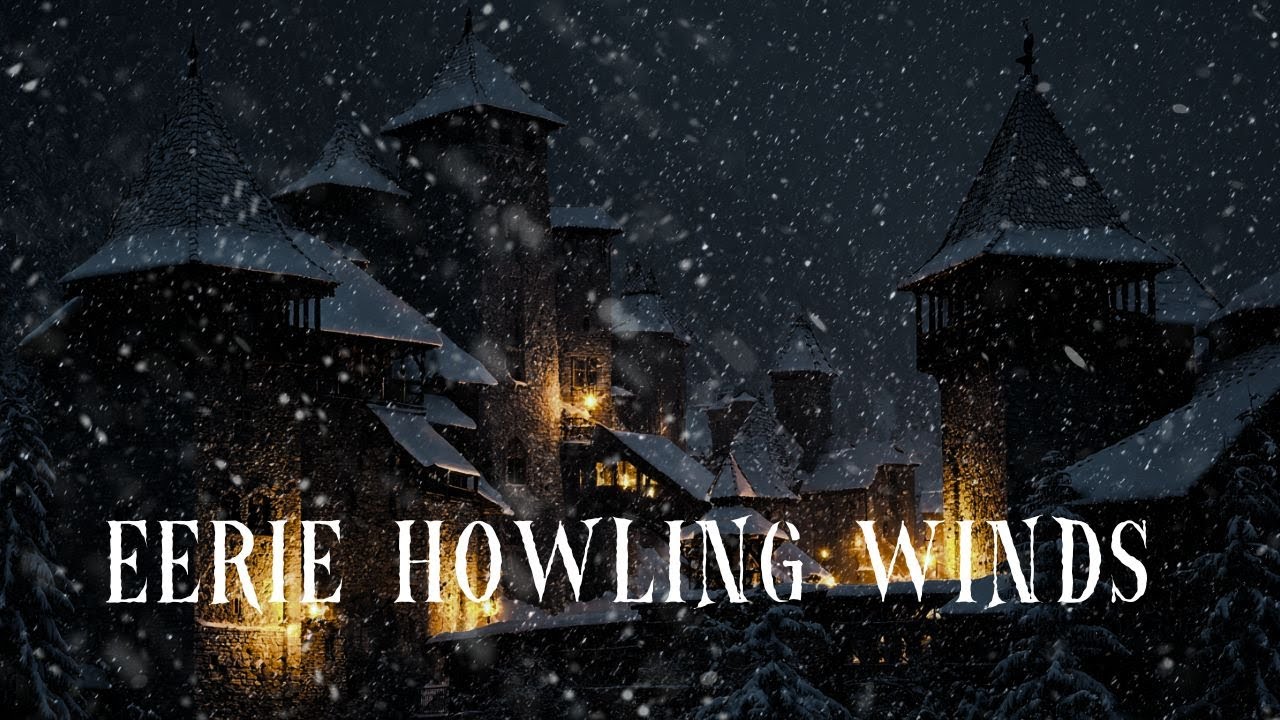 Winter Night Blizzard -The Sound of Blizzard & Howling Wind Echoes ...