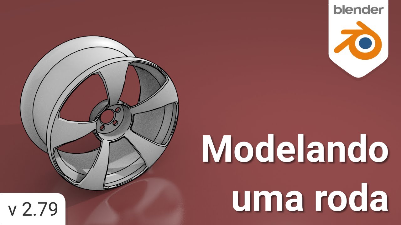 Como modelar uma roda de carro no Blender - YouTube