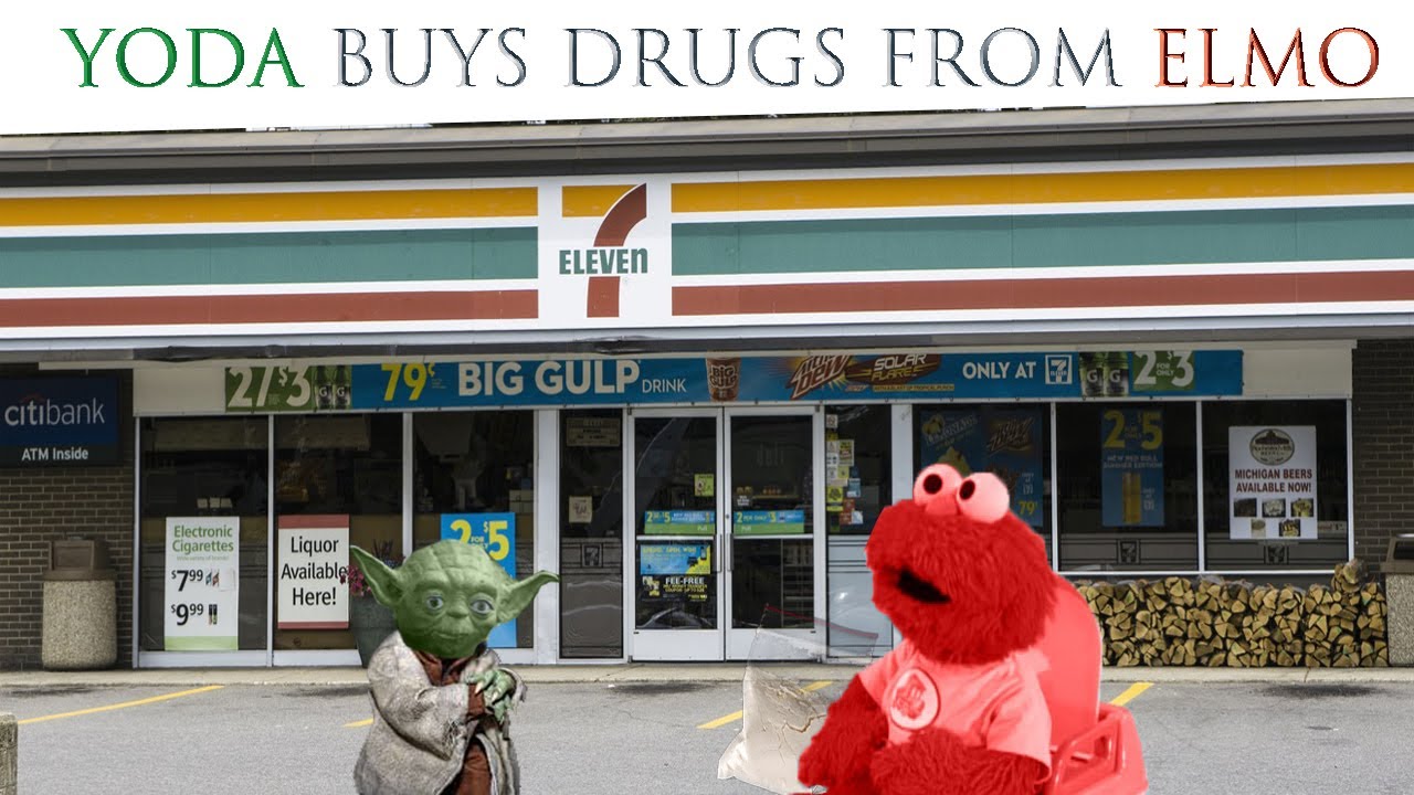Yoda buys drugs from Elmo (Gone Wrong) - YouTube