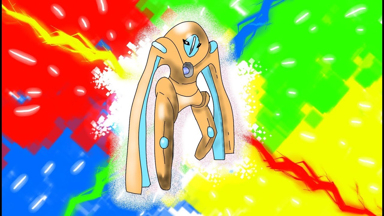 drawing deoxys defense - YouTube