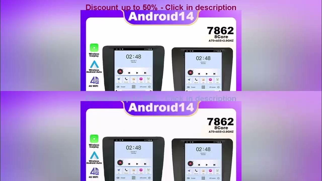 9.7" Android 14 For Ford Mustang MK4 2013 - 2014 Car Radio Multimedia Video Player Stereo Naviga ...