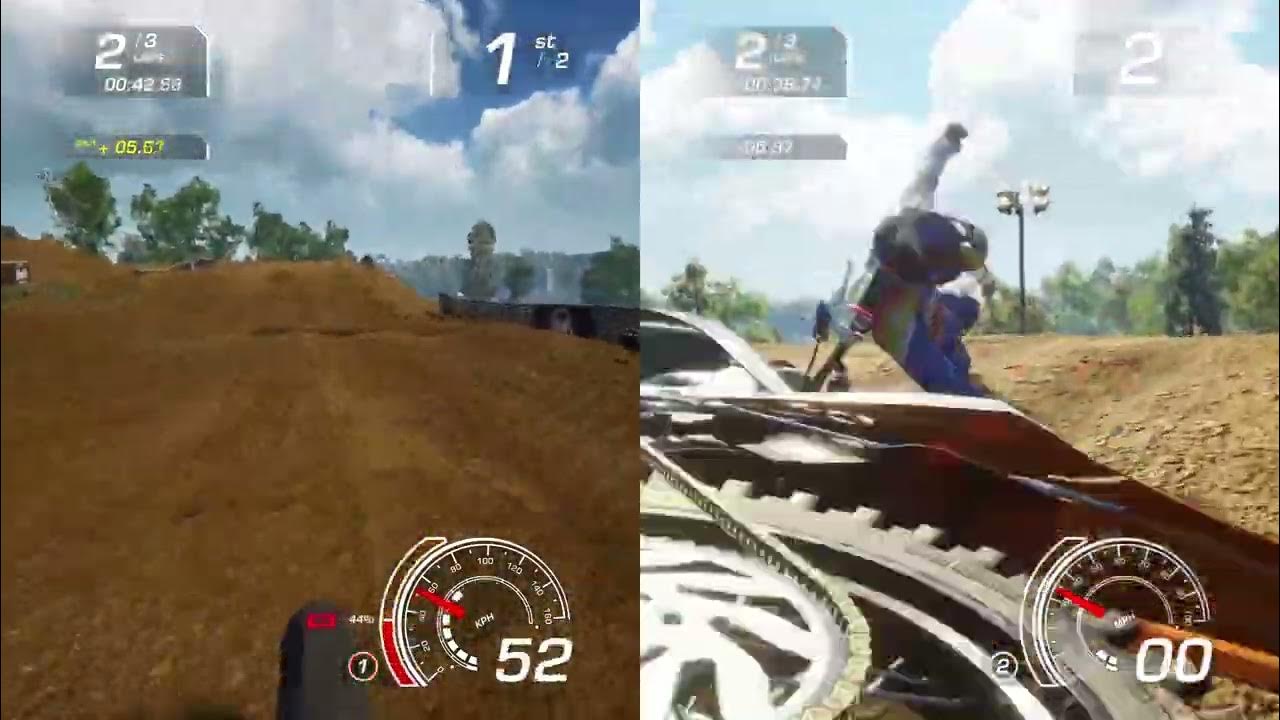 Splitscreen mx vs atv allout (part1) - YouTube