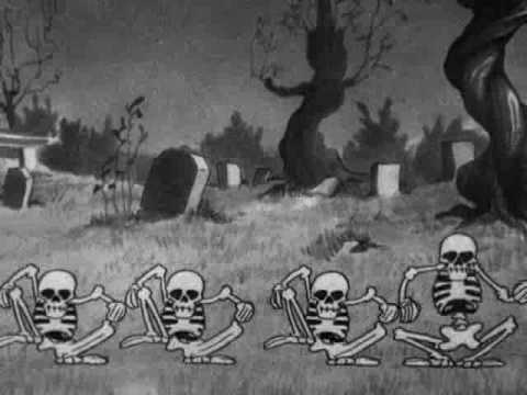 Walt Disney The Skeleton Dance 1929 - YouTube