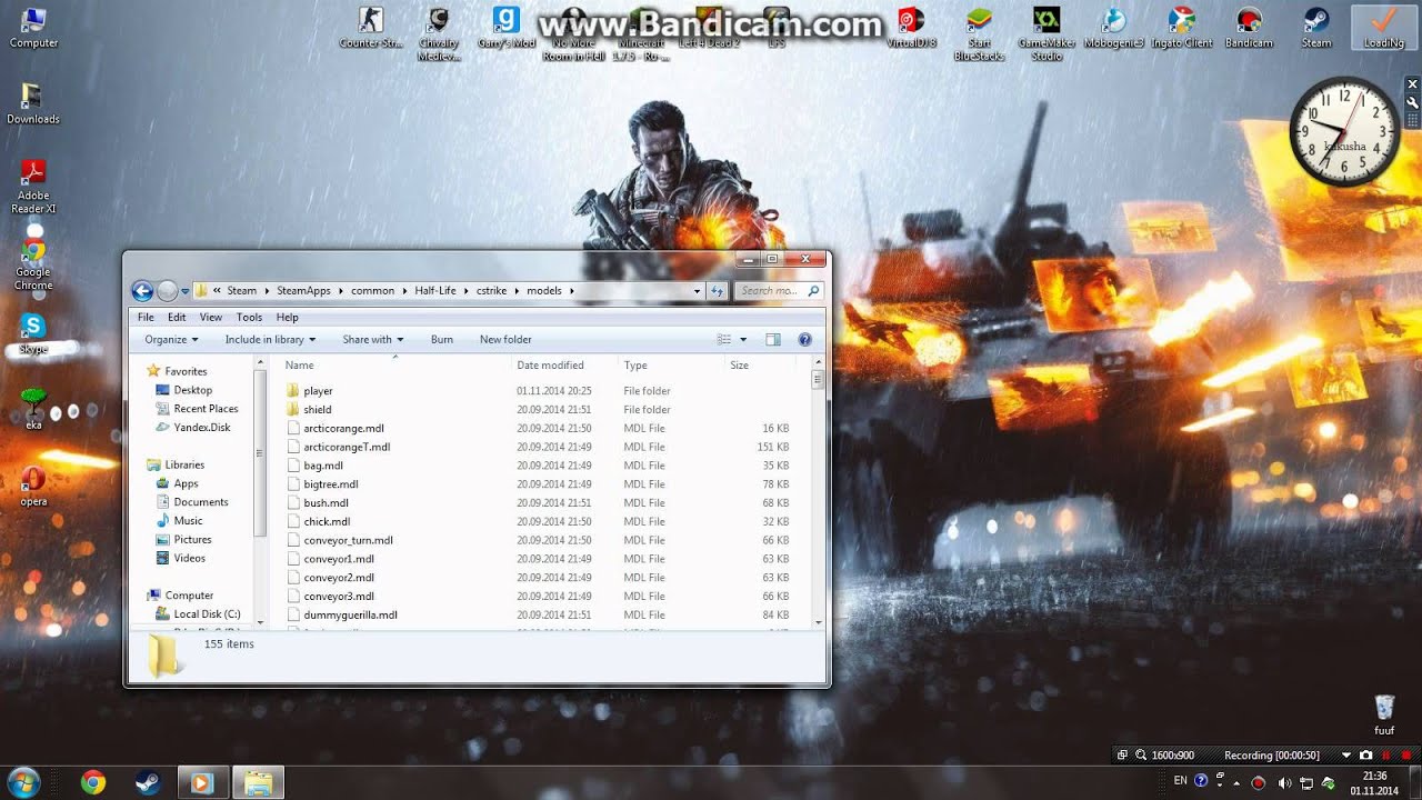 How To install Counter Strike 1.6 weapon skins [HD] - YouTube