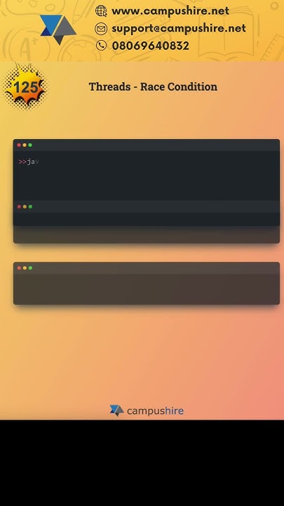Java IQ #125 - Explain race conditions in threads with an example. - YouTube