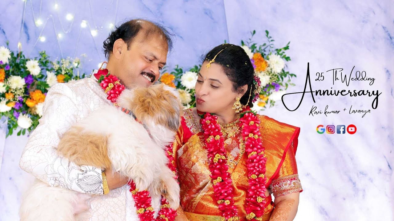 25th Wedding Anniversary Ravi kumar + Lavanya ## 4K - YouTube