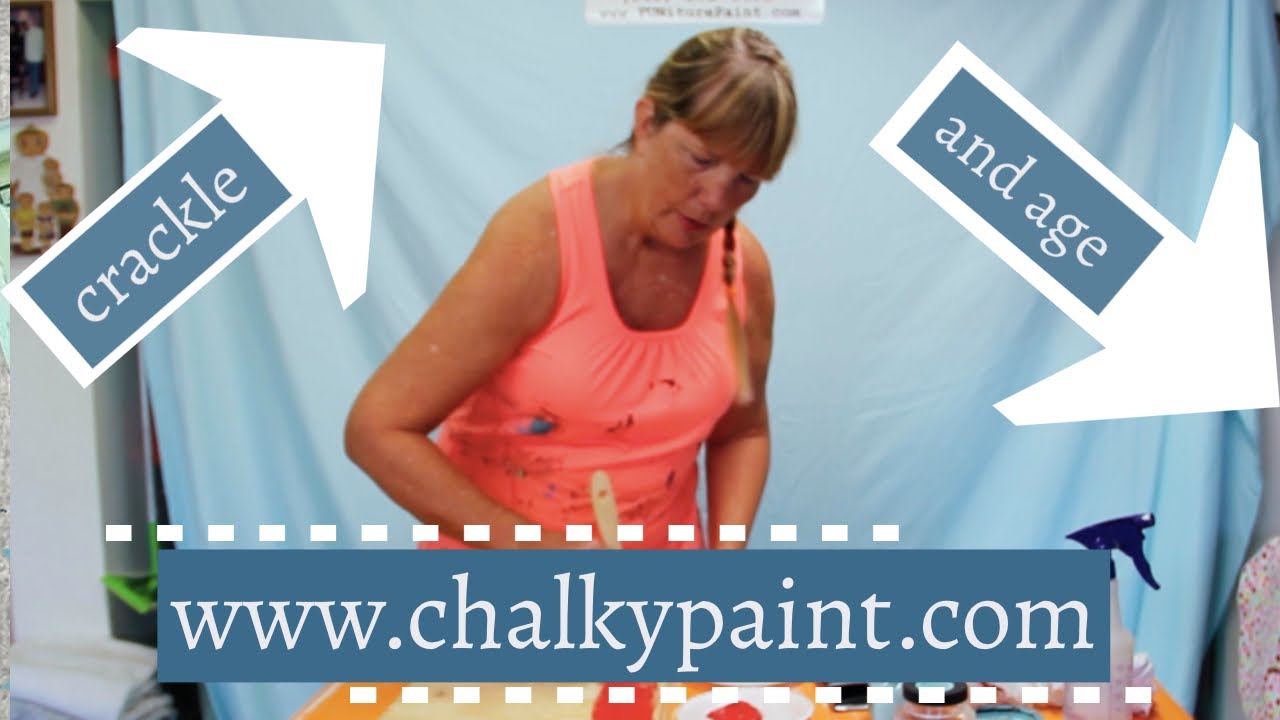 How to Crackle and Get An Aged Look Using Chalky Paints. www ...