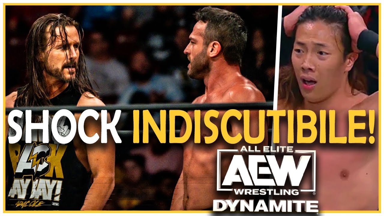 RODERICK STRONG DEBUTTA A AEW DYNAMITE E SALVA ADAM COLE!! TAKESHITA ...