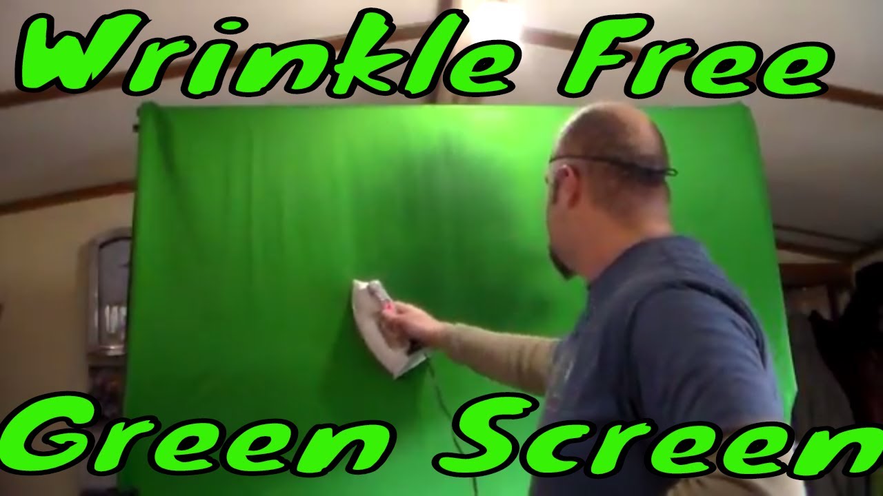 Get Those Wrinkles Out Of Your Green Screen - YouTube