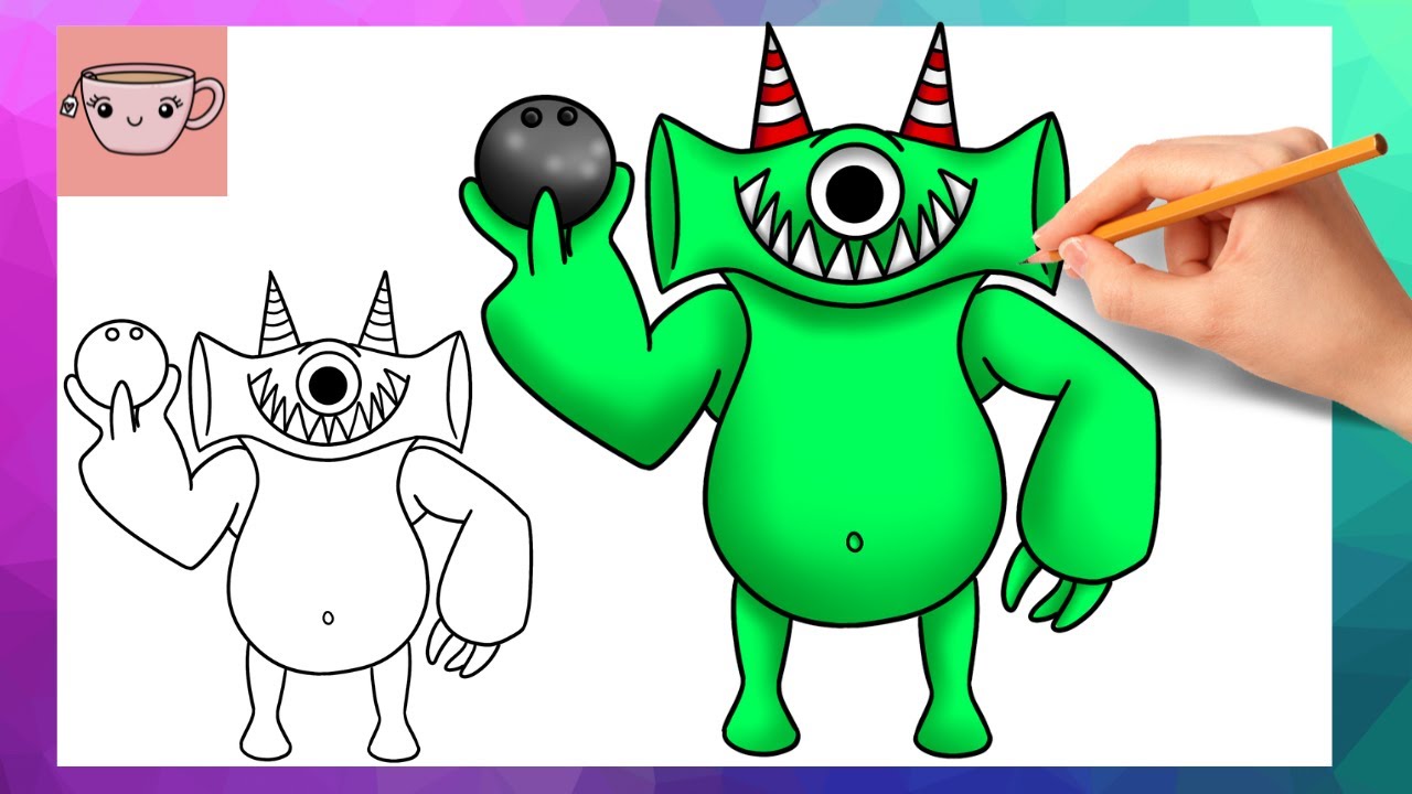 How To Draw Beebo from Garten of Banban | Easy Drawing Tutorial - YouTube