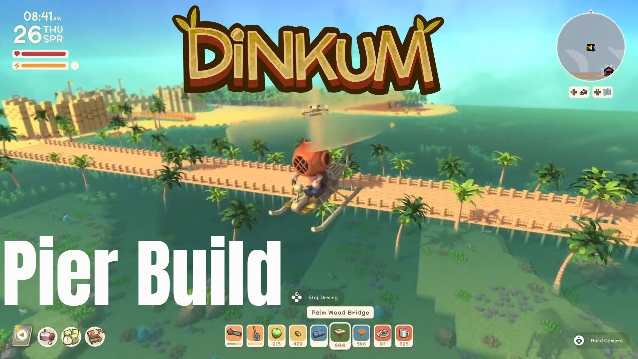 Dinkum - Pier Build - Dev Com Island *Dev Command Play Through ...