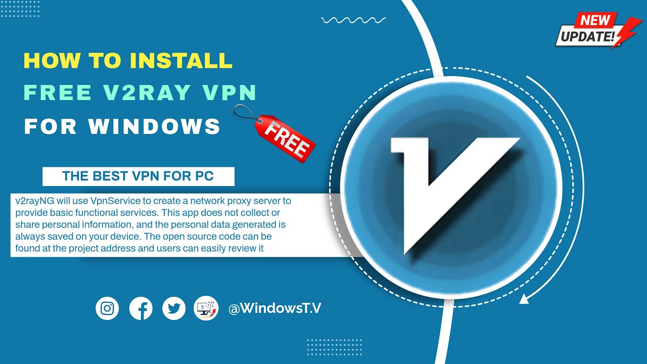 One of the Best FREE VPN for Windows is here !! Installing V2ray VPN ...