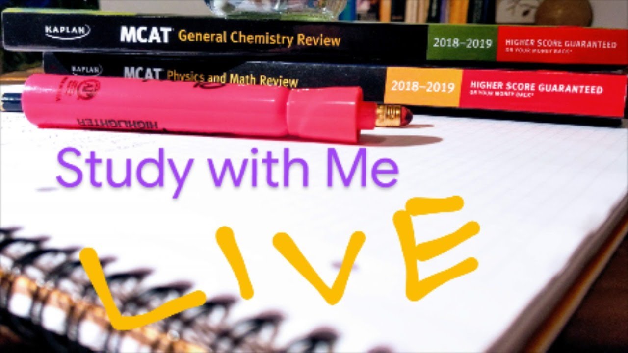 MCAT Study Session #10 || LIVE Study with Me - YouTube