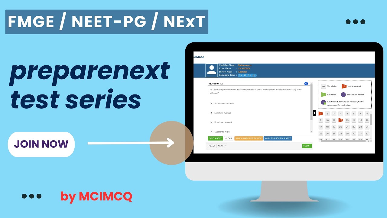 FMGE Online TEST SERIES / Neet-Pg Online Test Series / by PREPARENEXT ...
