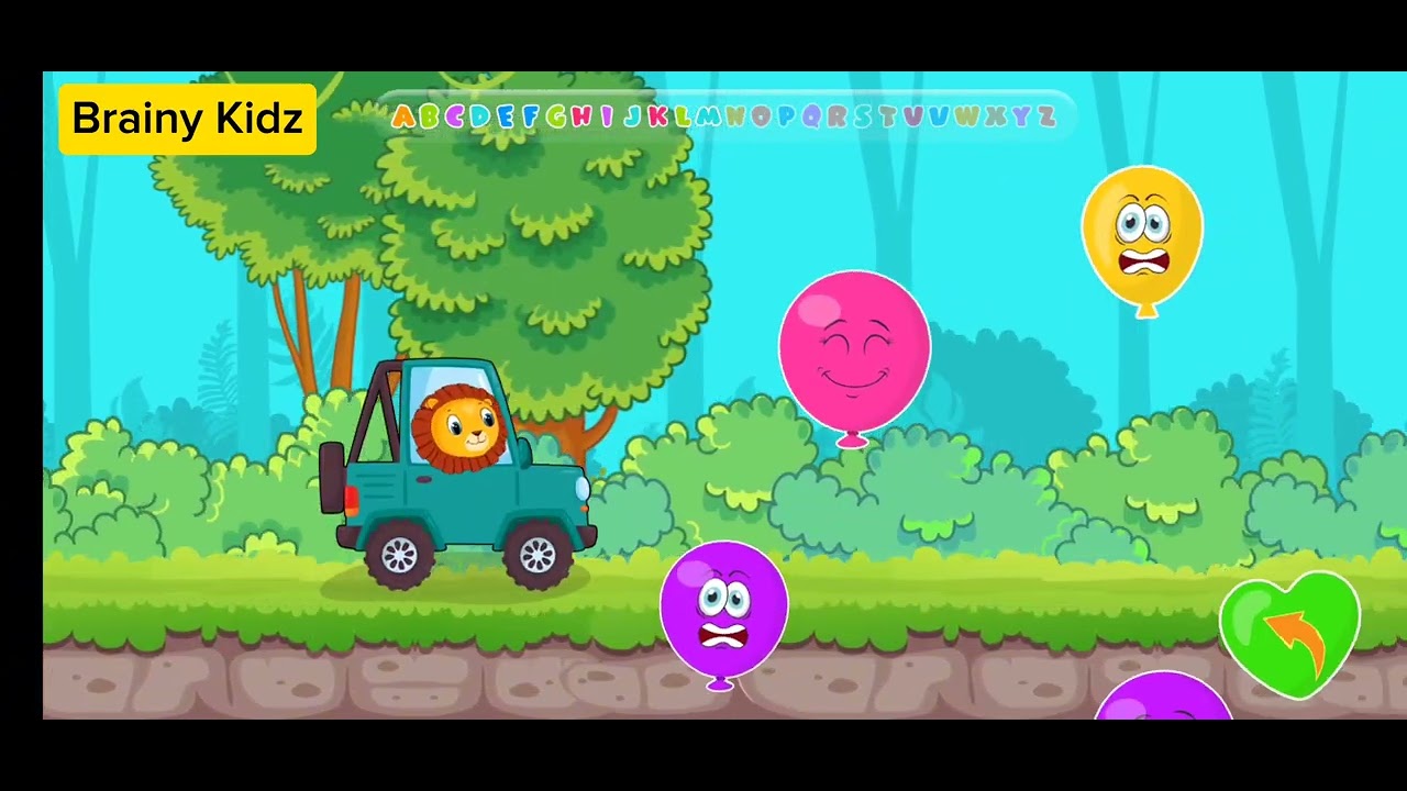 Learn ABC kidz | balloon 🎈 game for kidz | learn with fun | #brainykidz ...