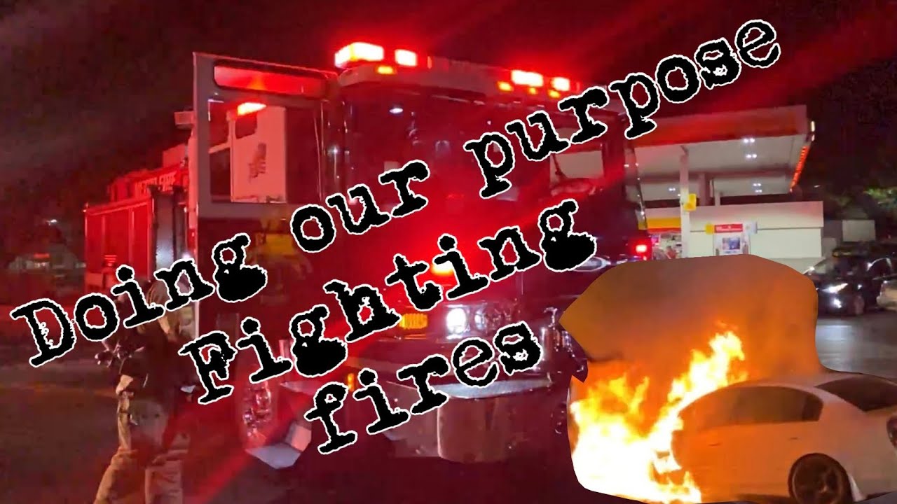 Fire Department Is filling their purpose fighting fires - YouTube
