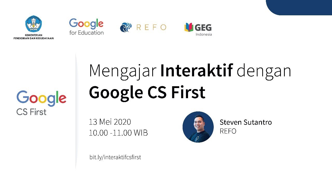 Indonesia Edu Webinars: Mengajar interaktif dengan Google CS First - YouTube
