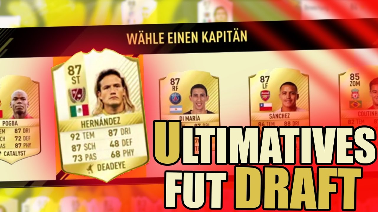 Fifa 17 Das Ultimative Fut Draft Deutsch Youtube
