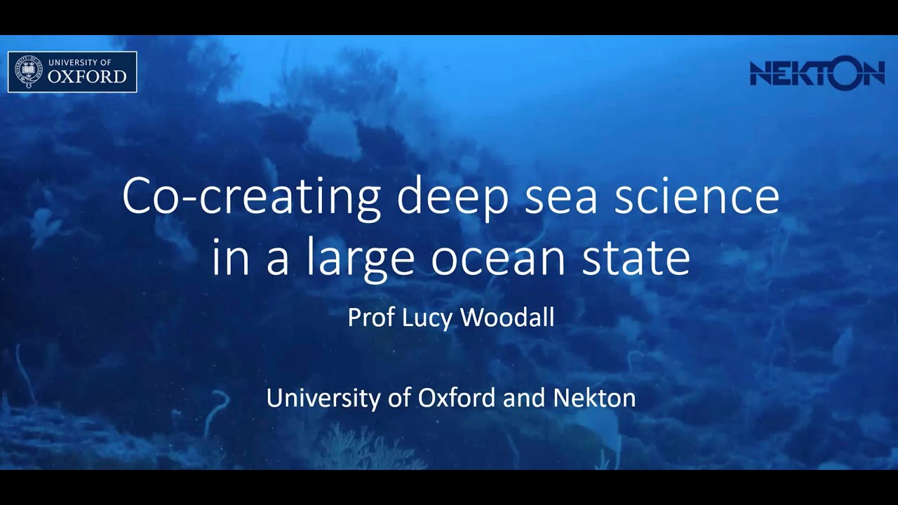 Co-creating deep sea science in a large ocean state - YouTube