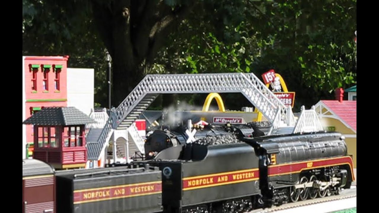 N&W Y6b & 'J' Class Locomotives At Work in HD - YouTube