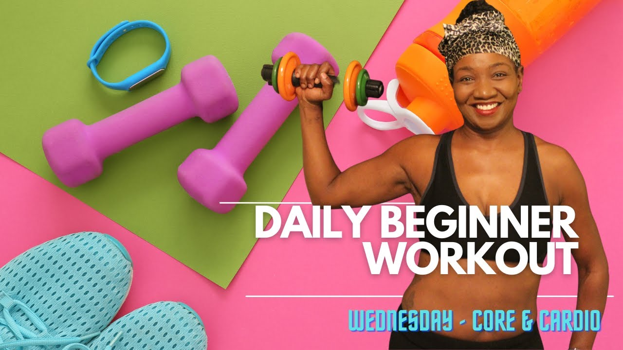 Workout With Me | Cardio + Core | Work It Out Wednesday #exercise - YouTube