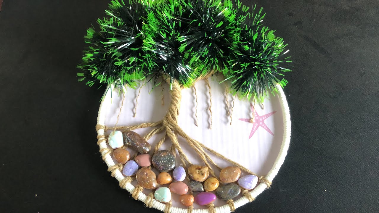 Great Look | Tree of Life craft | wall hanging | handmade - YouTube