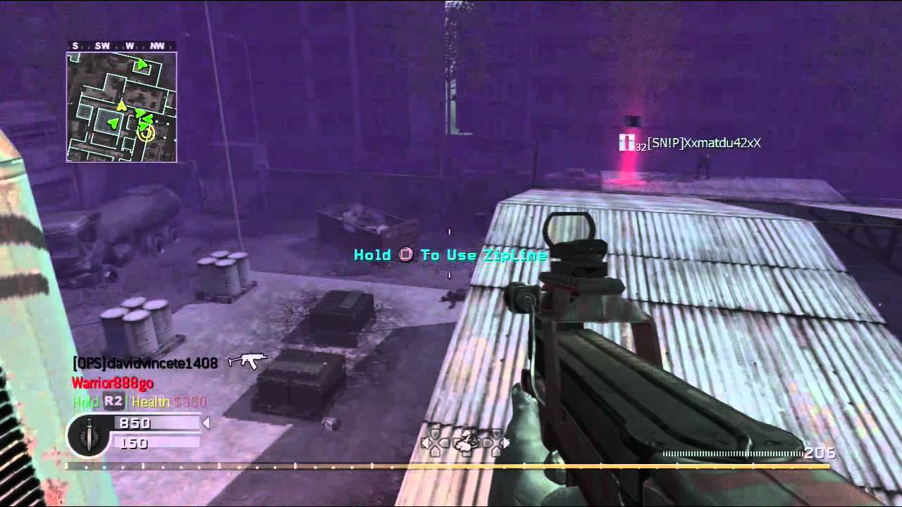 COD4 Random Zombie Land Lobby - YouTube