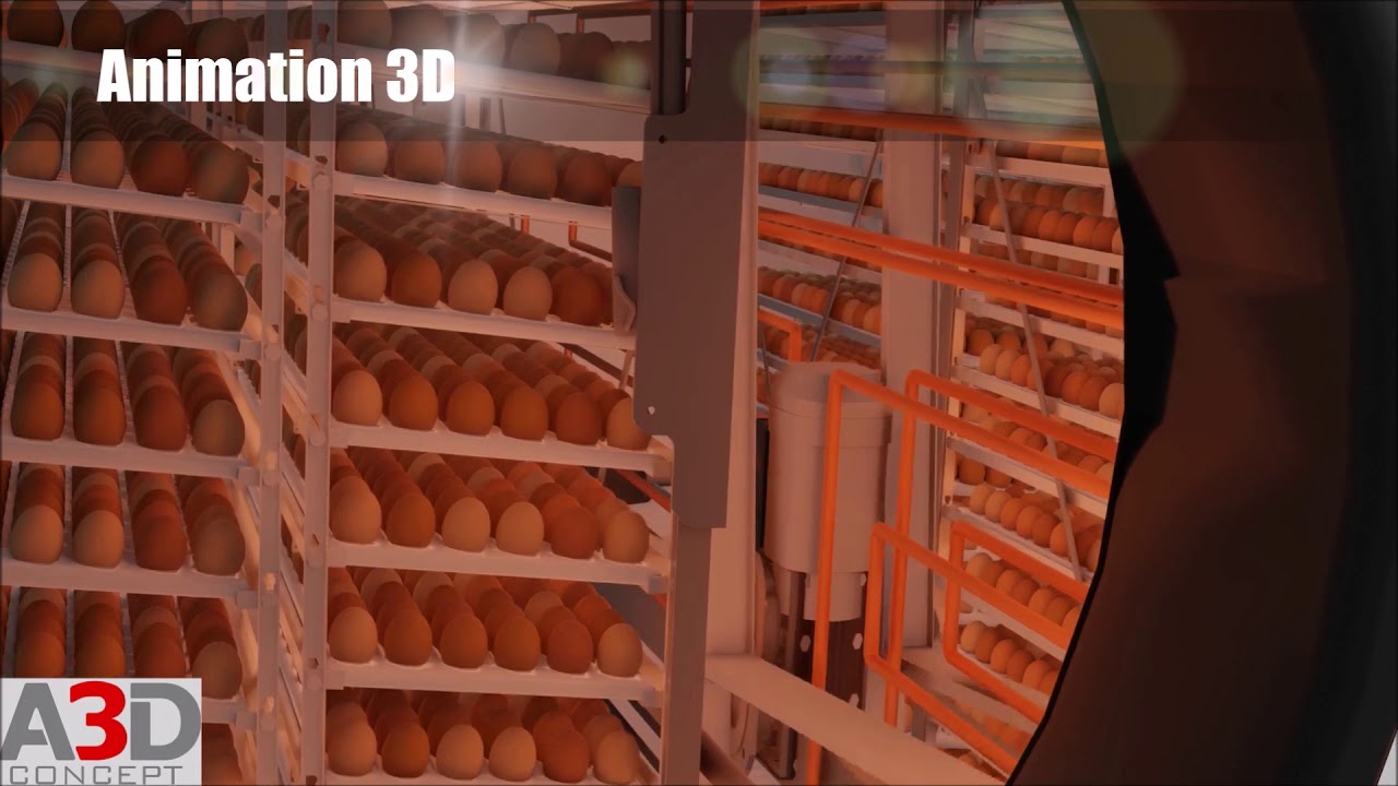 Animation 3D Salle incubateurs - YouTube