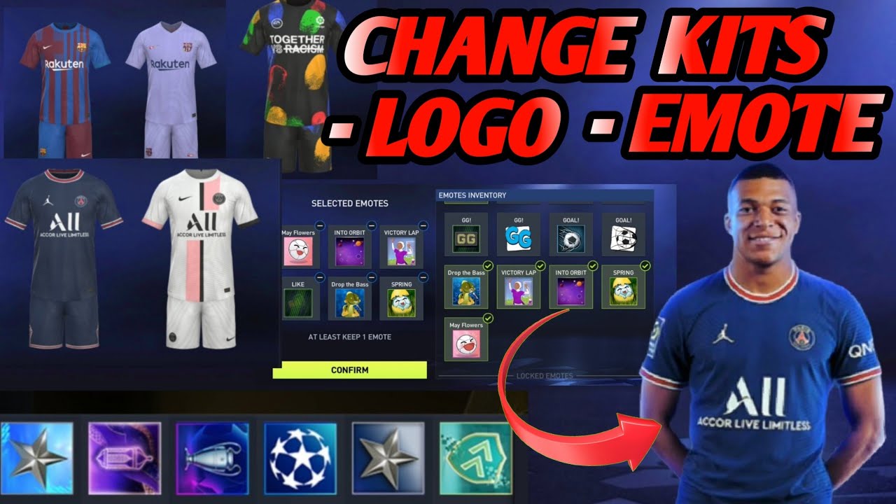 How to Change Kits & Logo In FIFA Mobile 22 | Change Team kits in FIFA ...